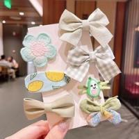 China Wholesale Fabric Hair Clip Bow for Girls 0.03kg Cute Princess Sweet Baby Hair Accessories for sale