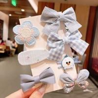 China Wholesale Fabric Hair Clip Bow for Girls 0.03kg Cute Princess Sweet Baby Hair Accessories for sale