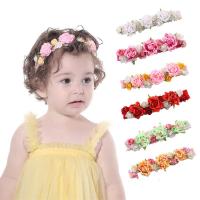 China Baby Nylon Hair Band 16x4cm Elastic Infant Headband for Birthday Photo Props Girls Accessories for sale