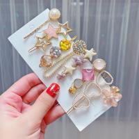 China Wholesale Resin Hair Clip Claw Pearl Wedding Hairgrip Women 10x8x2cm for sale