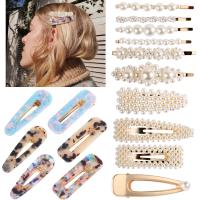 China Wholesale Resin Hair Clip Claw Pearl Wedding Hairgrip Women 10x8x2cm for sale