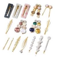 China Wholesale Resin Hair Clip Claw Pearl Wedding Hairgrip Women 10x8x2cm for sale