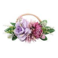China Baby Headband 17x10cm Soft Touch Fabric Hairband for Girls Flower Hair Ornament Lovely Princess for sale