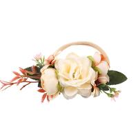 China Baby Headband 17x10cm Soft Touch Fabric Hairband for Girls Flower Hair Ornament Lovely Princess for sale