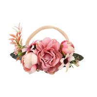 China Baby Headband 17x10cm Soft Touch Fabric Hairband for Girls Flower Hair Ornament Lovely Princess for sale
