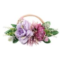 China Baby Headband 17x10cm Soft Touch Fabric Hairband for Girls Flower Hair Ornament Lovely Princess for sale