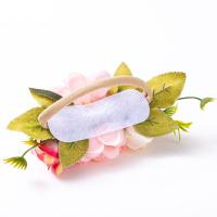 China Baby Girls Floral Headband 15x8cm Nylon Stretchable Hair Accessories for 3-24 Month Old for sale