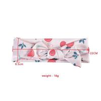 China Baby Rabbit Ear Shape Infant Headband 22x6.5cm Soft Stretch Fabric Hair Accessories for Girls for sale