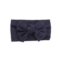 China Baby Girls Knitted Fabric Hair Band 18cm Wide Edge Elastic Headband for Fine Hair Kids Accessories for sale