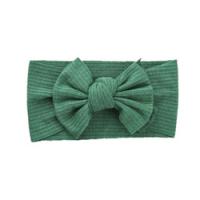 China Baby Girls Knitted Fabric Hair Band 18cm Wide Edge Elastic Headband for Fine Hair Kids Accessories for sale
