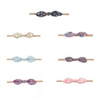 China Baby Girl Nylon Headband Set 13x3cm Soft Elastic Hair Bows Infant Toddler Hair Accessories Gift for sale