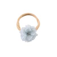 China Elastic Baby Girl Headband Adjustable Nylon Turban 14x10cm Soft Stretchy Infant Hair Band for sale
