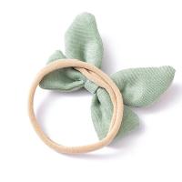 China Baby Girl Swan Headband Bow Hair Band 11x6cm Nylon Soft Kids Hair Accessories Gift for sale