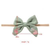 China Baby Girl Swan Headband Bow Hair Band 11x6cm Nylon Soft Kids Hair Accessories Gift for sale