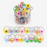 China Kids Baby Girl Hair Ties Set Fruit Animal Headbands 6.5cm Cute Hair Accessories for sale