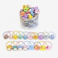 China Kids Baby Girl Hair Ties Set Fruit Animal Headbands 6.5cm Cute Hair Accessories for sale