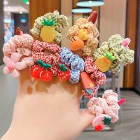 China Baby Hair Scrunchies Elastic Ponytail Holders 8cm 10pcs Bulk Kids Hair Ties for sale