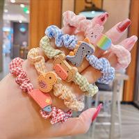 China Baby Hair Scrunchies Elastic Ponytail Holders 8cm 10pcs Bulk Kids Hair Ties for sale