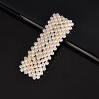 China Handmade Pearl Hair Clips Geometric Flower Barrettes for Women Fashion Headwear 50pcs Bulk for sale