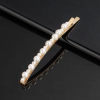 China Handmade Pearl Hair Clips Geometric Flower Barrettes for Women Fashion Headwear 50pcs Bulk for sale