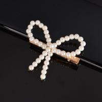 China Handmade Pearl Hair Clips Geometric Flower Barrettes for Women Fashion Headwear 50pcs Bulk for sale