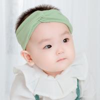China Cotton Baby Headband Cross Knotted Elastic Hair Accessories 20x9.5cm for Girls for sale