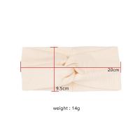 China Cotton Baby Headband Cross Knotted Elastic Hair Accessories 20x9.5cm for Girls for sale