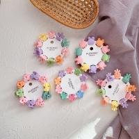 China Mini Candy Color Hair Clips Set 10 Pcs 50g Plastic Resin Hair Grip for Women Girls for sale
