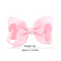 China 40pcs 3 Inch Grosgrain Ribbon Hair Bows with Alligator Clips for Baby Girls Kids for sale