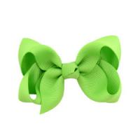 China 40pcs 3 Inch Grosgrain Ribbon Hair Bows with Alligator Clips for Baby Girls Kids for sale