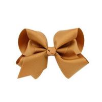China 4 Inch Grosgrain Ribbon Hair Bows 20 Colors Solid Handmade Hair Clips for Baby Girls Kids for sale