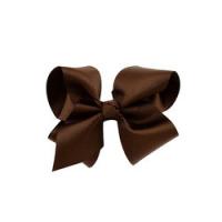 China 4 Inch Grosgrain Ribbon Hair Bows 20 Colors Solid Handmade Hair Clips for Baby Girls Kids for sale