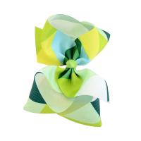 China 6 Inch Grosgrain Ribbon Bubble Flower Hair Bow for Baby Girls Kids Bright Colors for sale