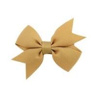 China Solid Color Grosgrain Ribbon Hair Clips Bows Handmade 5.5 cm Alligator Clips for Girls Kids for sale