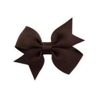 China Solid Color Grosgrain Ribbon Hair Clips Bows Handmade 5.5 cm Alligator Clips for Girls Kids for sale