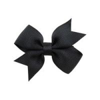 China Solid Color Grosgrain Ribbon Hair Clips Bows Handmade 5.5 cm Alligator Clips for Girls Kids for sale
