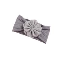 China Elastic Nylon Baby Headband for Girls Flower Cross Knot Design 15.5x8cm for sale