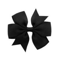 China 3 Inch Hair Bow Ribbon Hair Clip 40 Colors Solid Ribbed Tape Kids Girls Hair Accessories for sale