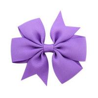 China 3 Inch Hair Bow Ribbon Hair Clip 40 Colors Solid Ribbed Tape Kids Girls Hair Accessories for sale