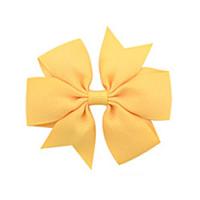China 3 Inch Hair Bow Ribbon Hair Clip 40 Colors Solid Ribbed Tape Kids Girls Hair Accessories for sale