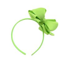 China 4.5 Inch Double Ribbon Hair Bows for Kids Baby Girls DIY Hair Clips 20 Colors for sale
