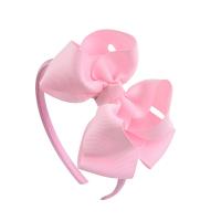 China 4.5 Inch Double Ribbon Hair Bows for Kids Baby Girls DIY Hair Clips 20 Colors for sale