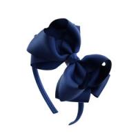 China 4.5 Inch Double Ribbon Hair Bows for Kids Baby Girls DIY Hair Clips 20 Colors for sale