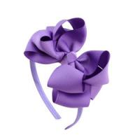 China 4.5 Inch Double Ribbon Hair Bows for Kids Baby Girls DIY Hair Clips 20 Colors for sale