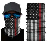 China Black Neck Half Face Bandana Bicycle Anti Dust Summer Sun Proof 35g Polyester Microfiber for sale