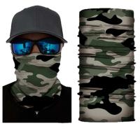 China Black Neck Half Face Bandana Bicycle Anti Dust Summer Sun Proof 35g Polyester Microfiber for sale