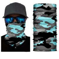 China Black Neck Half Face Bandana Bicycle Anti Dust Summer Sun Proof 35g Polyester Microfiber for sale