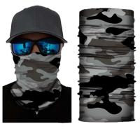 China Black Neck Half Face Bandana Bicycle Anti Dust Summer Sun Proof 35g Polyester Microfiber for sale