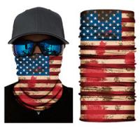 China Black Neck Half Face Bandana Bicycle Anti Dust Summer Sun Proof 35g Polyester Microfiber for sale