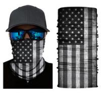 China Black Neck Half Face Bandana Bicycle Anti Dust Summer Sun Proof 35g Polyester Microfiber for sale